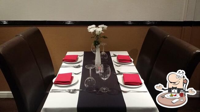 Menu at Flavours restaurant, Bromyard
