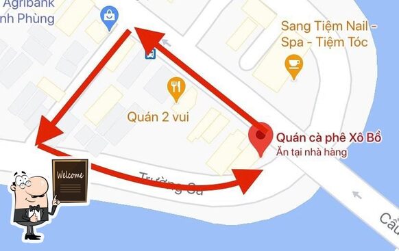 Menu at Quán Xô Bồ Coffee & Tea cafe, Ho Chi Minh City