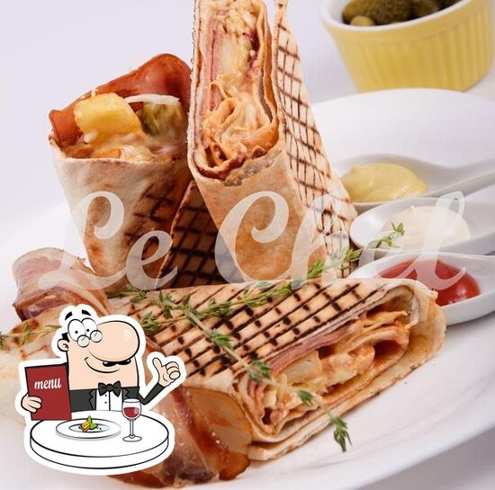 Menu at Le Chef restaurant, Varna, ul. "Georgi Benkovski" №7