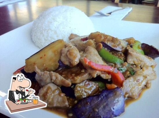 Menu at Aura Thai restaurant, Long Beach