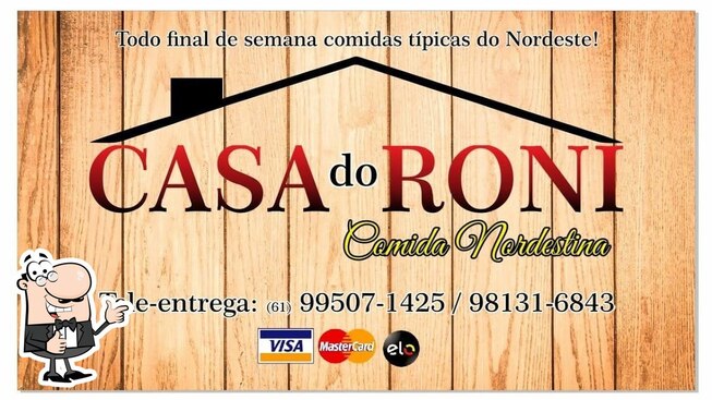 Menu at Casa Do Roni restaurant, Brasília