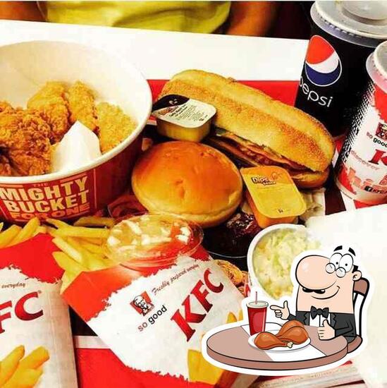 Menu at KFC restaurant, Dubai, Inside Deira City Center at Food Court ...