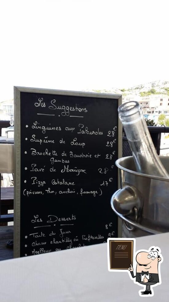 Menu au L'auberge Du Corsaire « Chez Paul » restaurant, Marseille, 35 ...