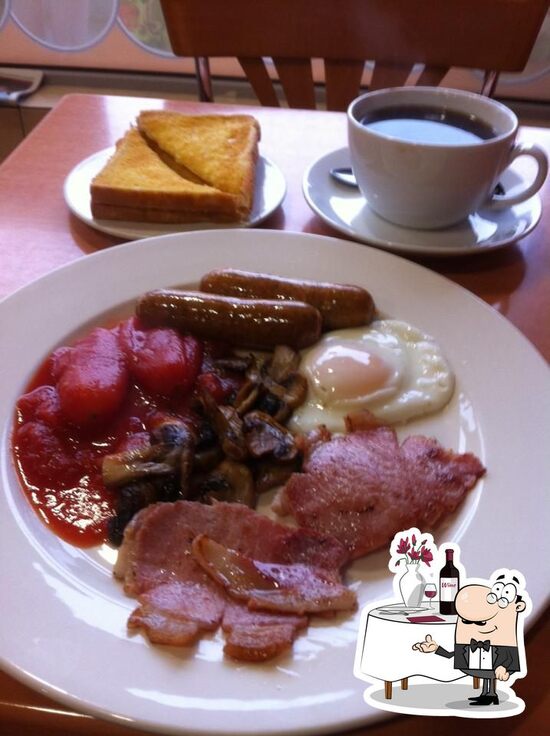 Menu at Square One cafe, Northampton