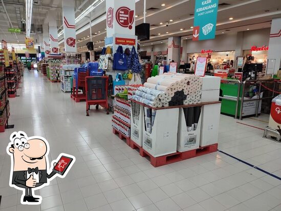 Carta de Buaran plaza, pintu utama, Yakarta Oriental
