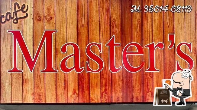 Menu at Cafe masters, Khanna