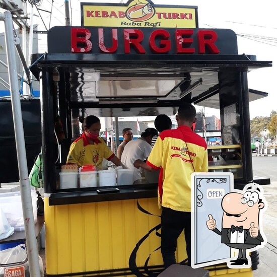 Menu at Kebab Turki Baba RafiH cafe, Sorong