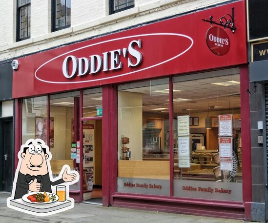 Menu at Oddie's Bakery, Blackburn