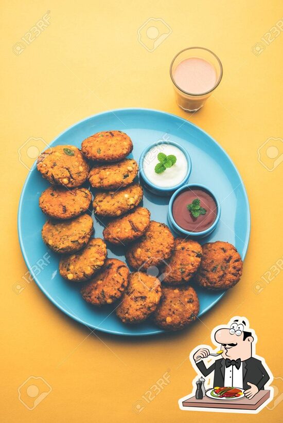 Menu at R.Nitran tea stall, India