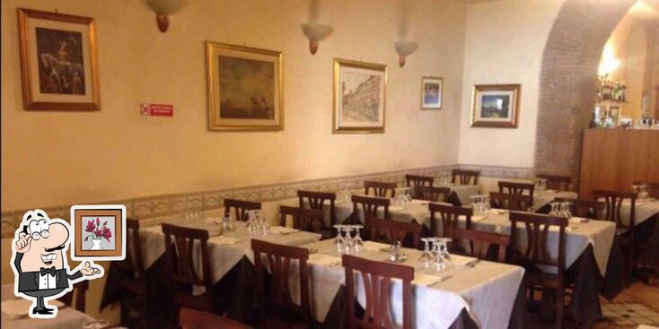 Menu at Trattoria Lilli restaurant, Rome