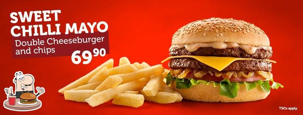 Menu at Wimpy restaurant, Ladysmith, Shop 10A