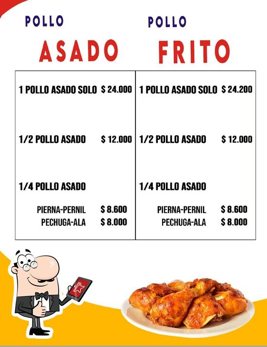 Carta del restaurante Pollo Unico, Bogotá, Ac. 44 Sur #41