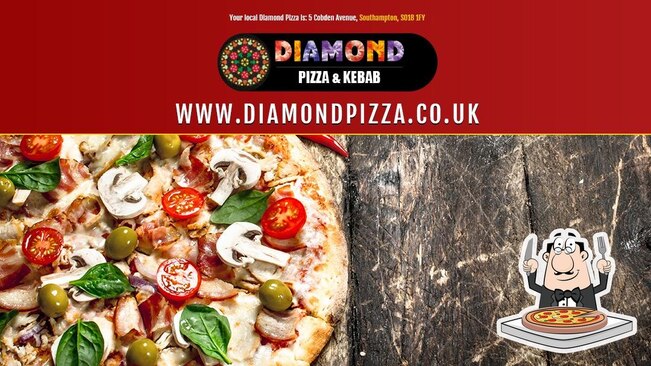 Diamond Pizza & Kebab in Southampton - Restaurant menu and reviews