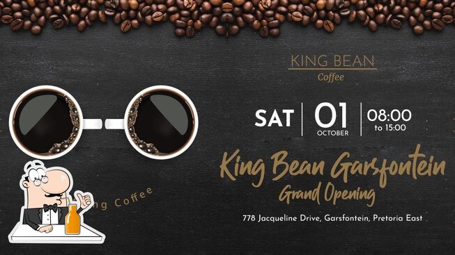 Menu at King Bean Garsfontein, Pretoria