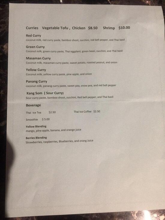 Carta de Bangkok Asian Market & Cafe, Lebanon