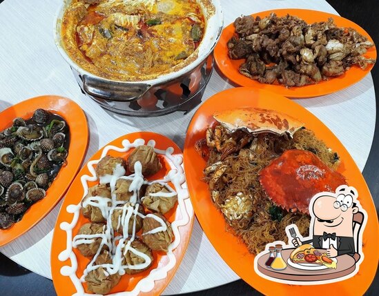 Menu at Happy Seafood restaurant, Batam