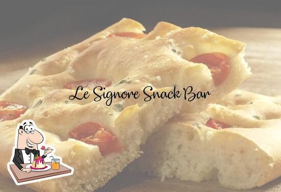 Menu at Le Signore Snack Bar, London