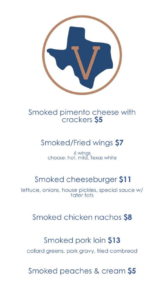 Menu at American Legion pub & bar, McGregor