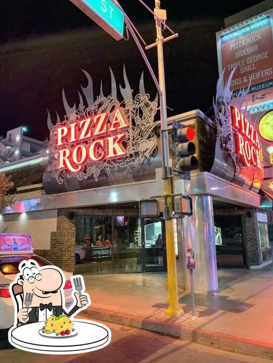 Menu at Pizza Rock pub & bar, Las Vegas, 201 N 3rd St