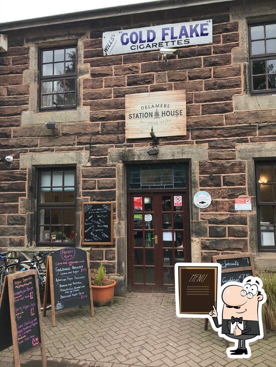 Menu at Delamere Station House cafe, Delamere