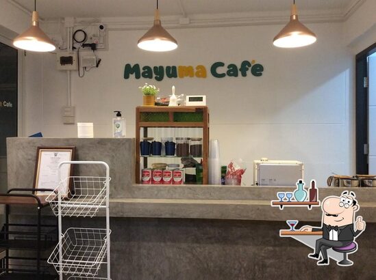 Menu at Mayuma Cafe, Lat Sawai