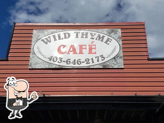 Menu at Wild Thyme Cafe, Nanton
