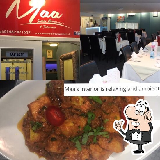 Menu at Maa Indian Restaurant, Beverley