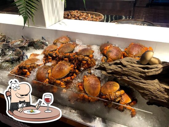 Menu at Hunter Seafood Buffet restaurant, Bangkok