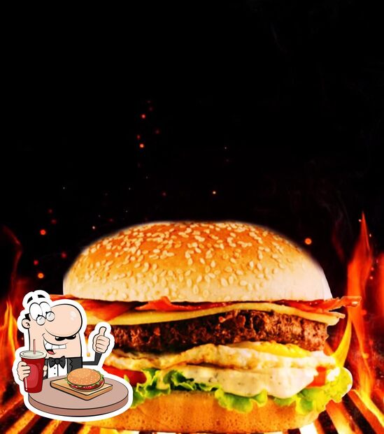 Menu at Army burger restaurant, Joinville