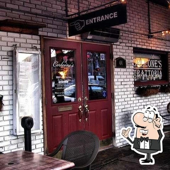 Menu at Corleone's restaurant, Savannah