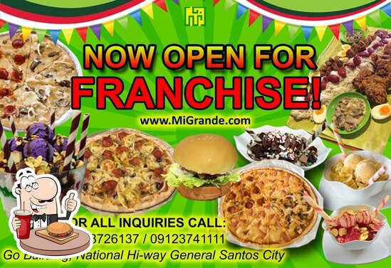 Menu at Mi' Grande pizzeria, General Santos City, National Hwy