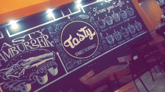 Menu at Tasty cafe, Ariana