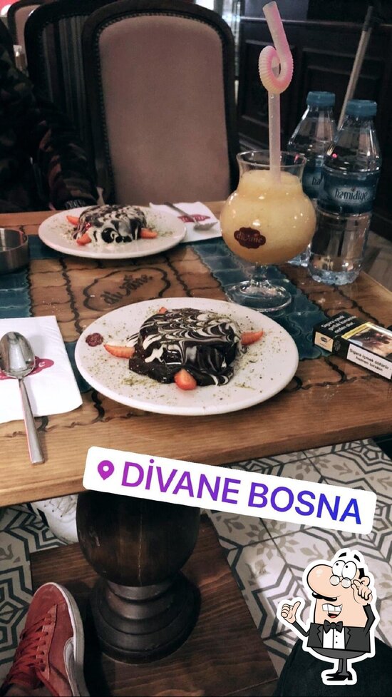 Menu at Divane Lounge, Konya