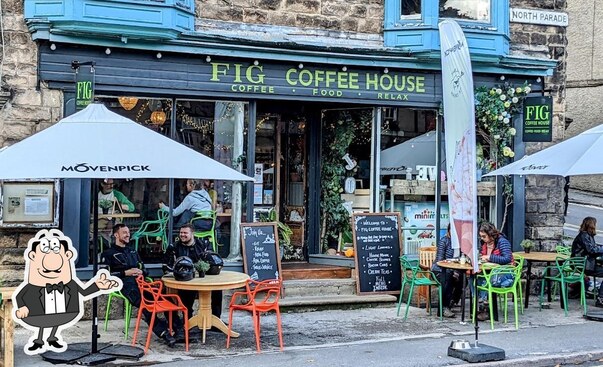 Menu at Fig Coffee House, Matlock