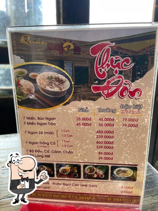 Quán Ngan 1979 (bún & miến ngan), Ho Chi Minh City - Restaurant menu ...