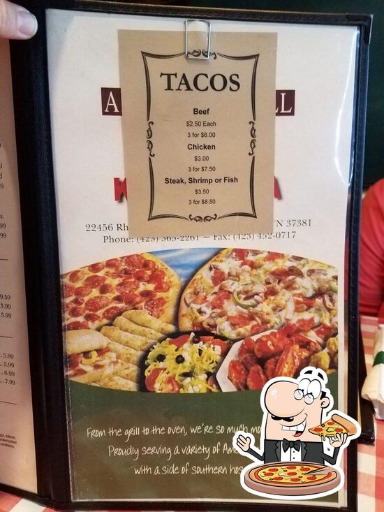 Menu at Winstead's American Grill & King of Pizza pizzeria, Spring City ...