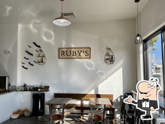 Menu at Ruby's Bakery and Cafe, Lodi