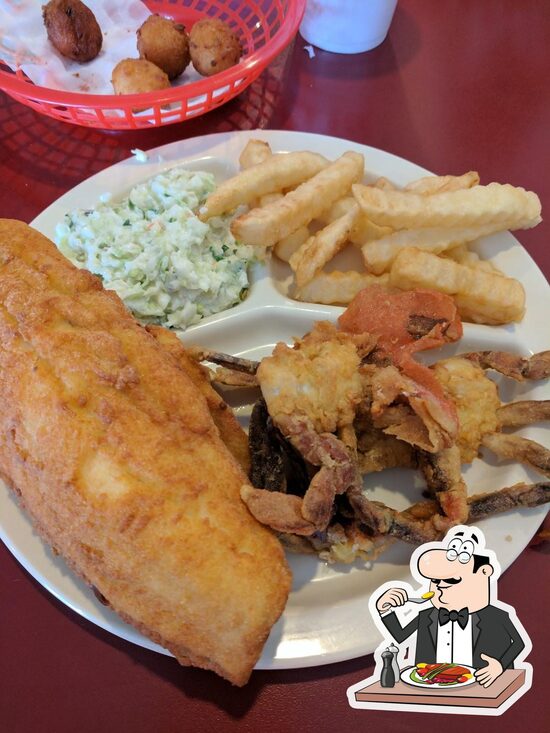 Menu at Riverview Cafe, Sneads Ferry
