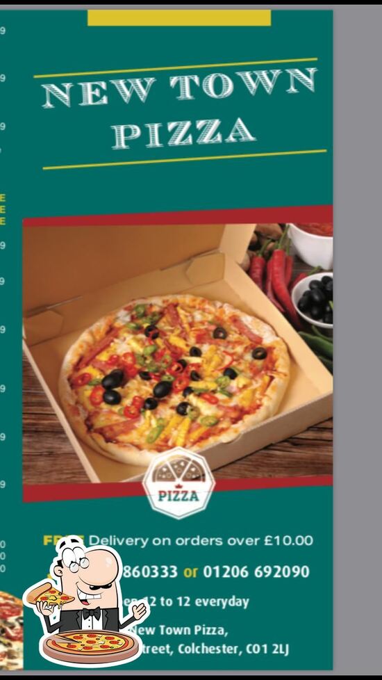 New Town Pizza in Colchester - Restaurant menu and reviews