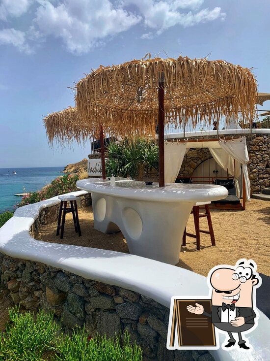 Menu at Jackie O, Mikonos