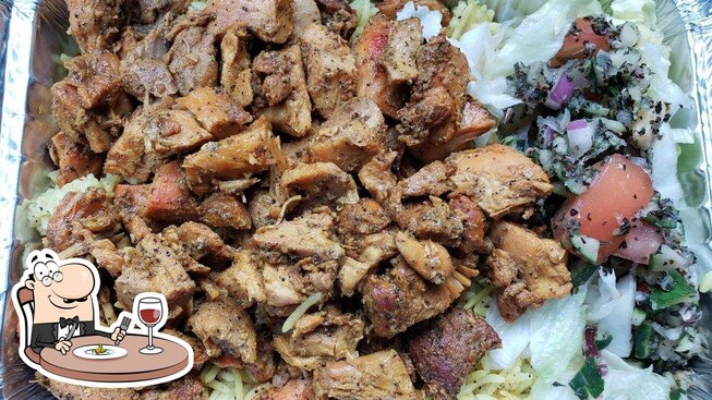 Menu at The Halal Spot restaurant, New York City