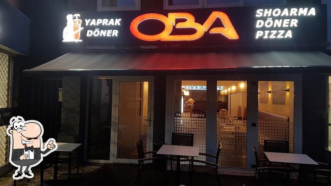 Menu at Oba Restaurant, Eindhoven