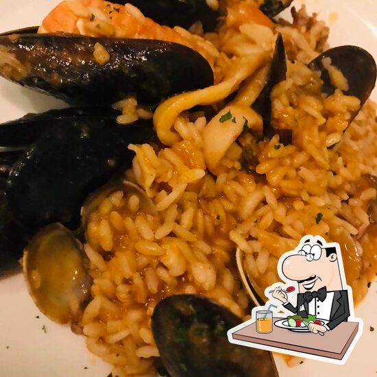Menu at Yu Seafood restaurant, Turin