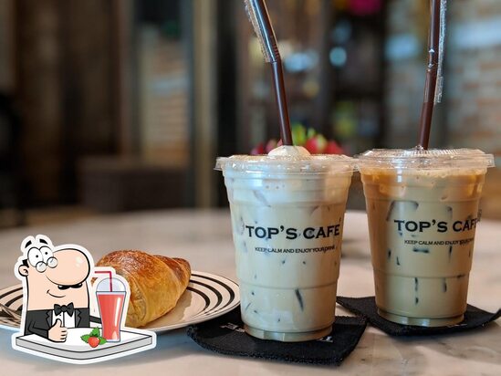 Menu at TOP's café cafe, Bangkok, 7 8 Kanchanaphisek 3 Alley