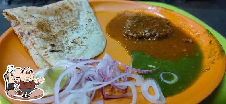 Lucnow vegbiryani kabab paratha, India