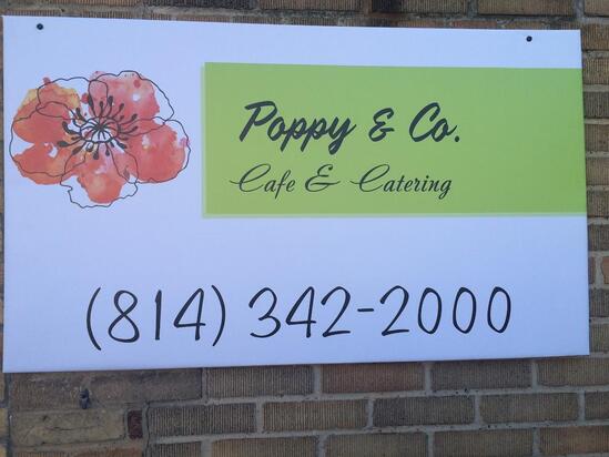 Menu at Poppy & Co Cafe, Philipsburg
