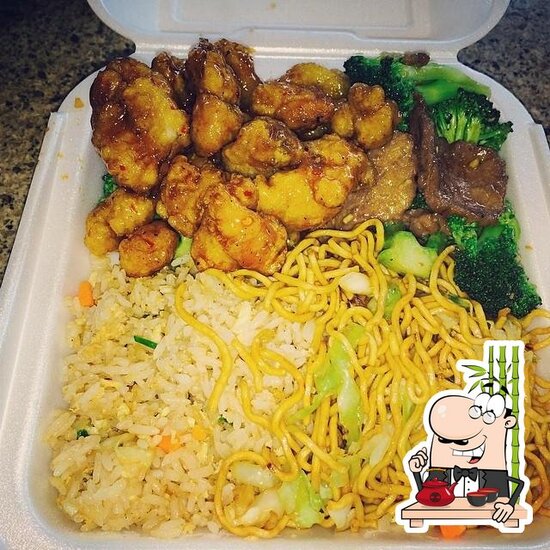 Menu at Panda Express fast food, Tempe, 908 E Broadway Rd