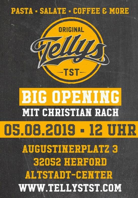 Speisekarte von Tellys TST Herford, Deutschland