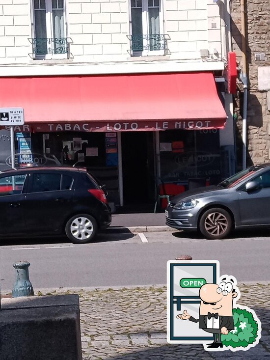 Carta del restaurante Le Nicot, Lorient