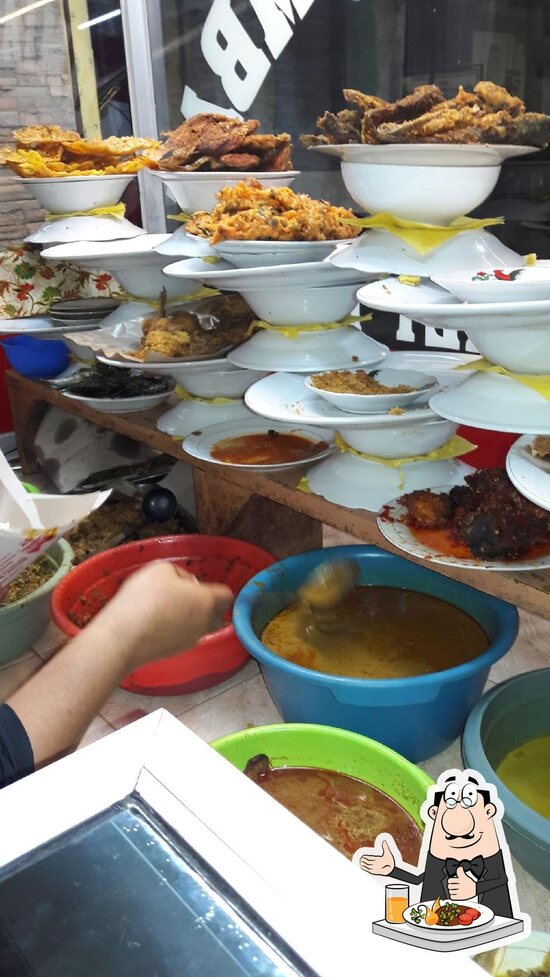 Menu at Minang Maimbau restaurant, West Jakarta, Jalan Hadiah 2 No 36